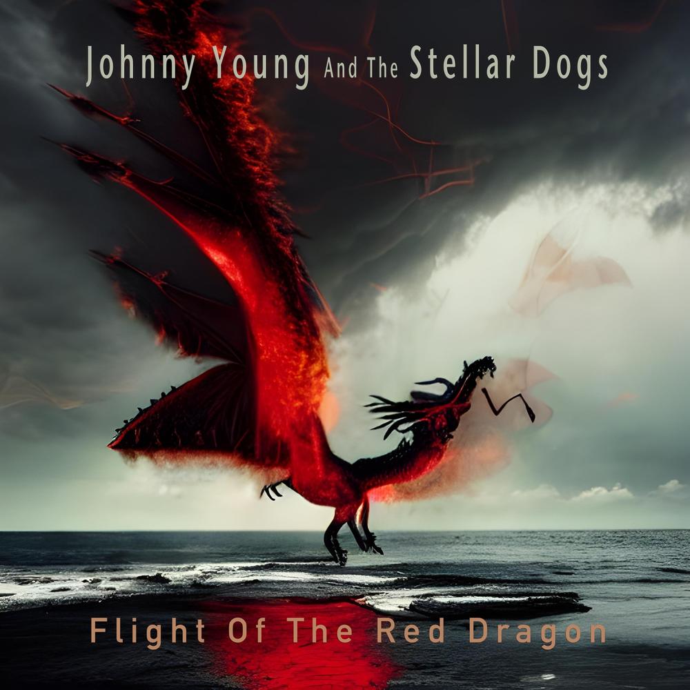 Red Dragon In Flight