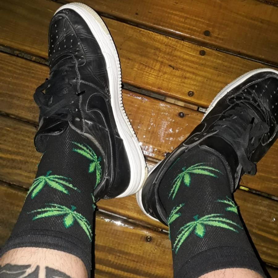 Weed Socks With Jordans